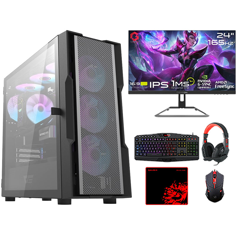 Buy i5 GAMING PC, i5-14400F, RTX 4060 8GB, Windows 11 Pro With GAMEON ...