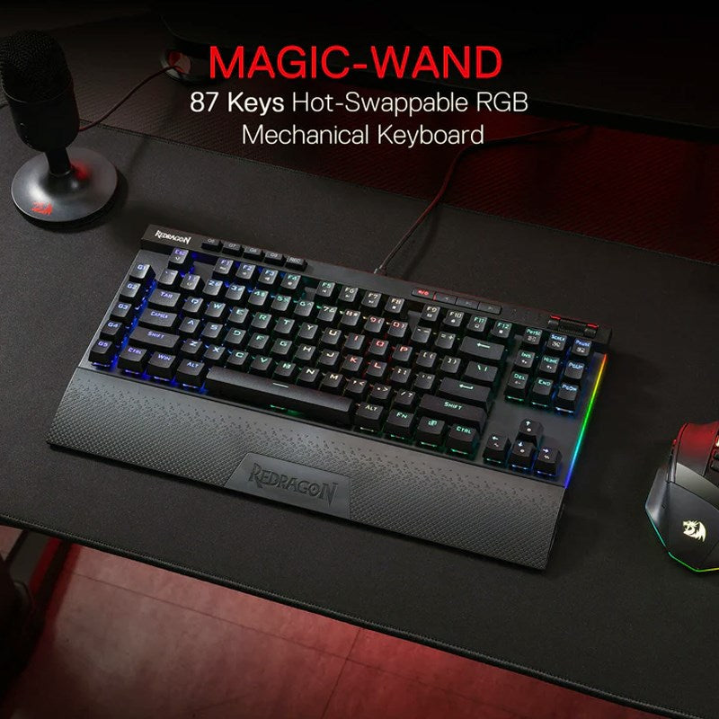 Buy Redragon K587 RGB MAGIC-WAND PRO Mechanical Gaming Keyboard Online ...