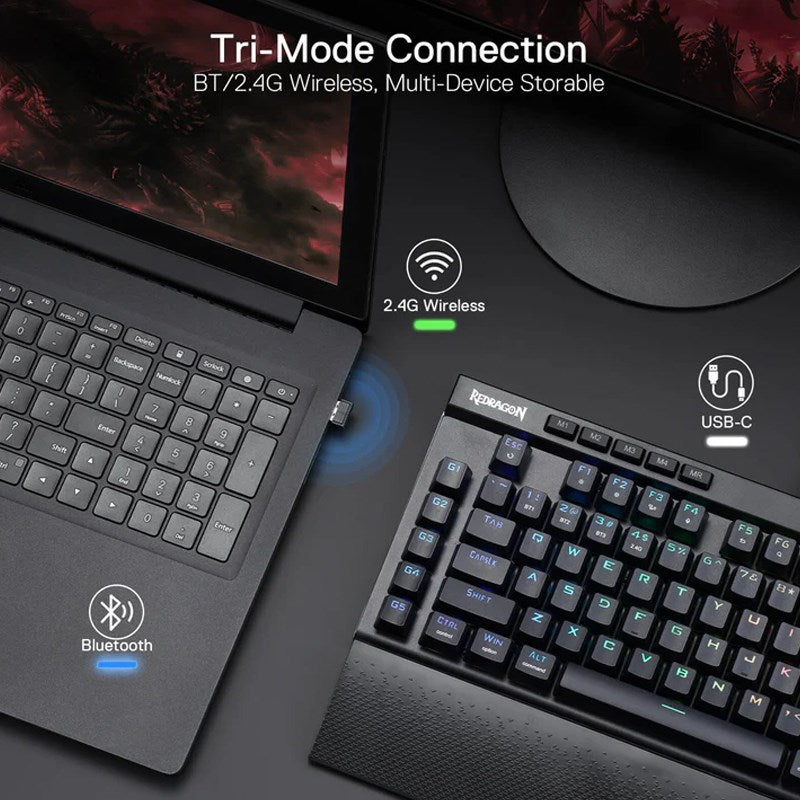 Buy Redragon K587 RGB MAGIC-WAND PRO Mechanical Gaming Keyboard Online in Kuwait, Best Price at ...