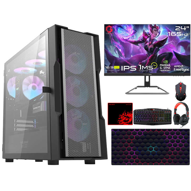 Buy i5 GAMING PC, i5-14400F, RTX 4060 8GB, Windows 11 Pro With GAMEON ...