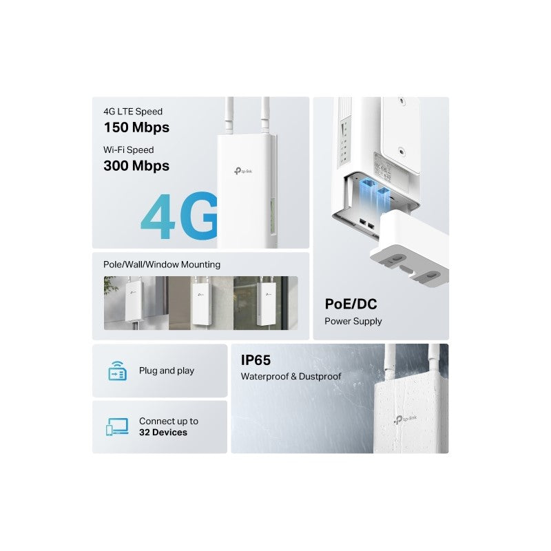 Buy TP-Link 4G 300 Mbps Wi-Fi Outdoor Router Online in Kuwait | Blink