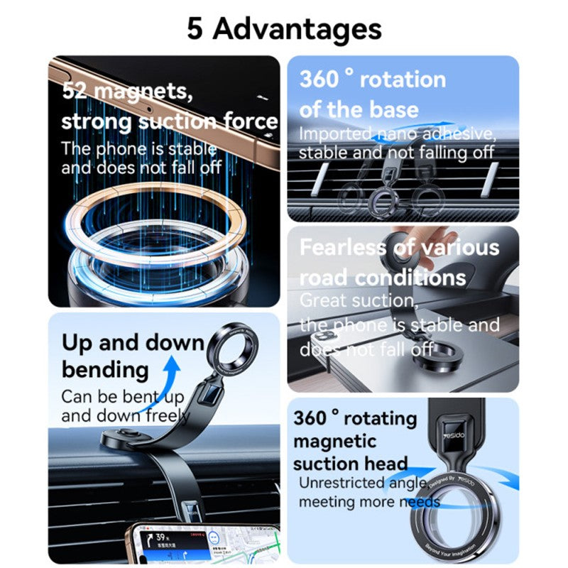 Buy Yesido Magnetic Dashboard Car Mount Online in Kuwait | Blink