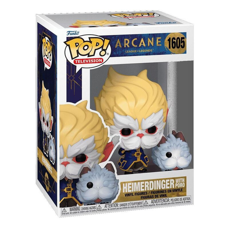 Buy Funko Pop! TV: Arcane Lol S1 - Heimerdinger With Poro Online in ...