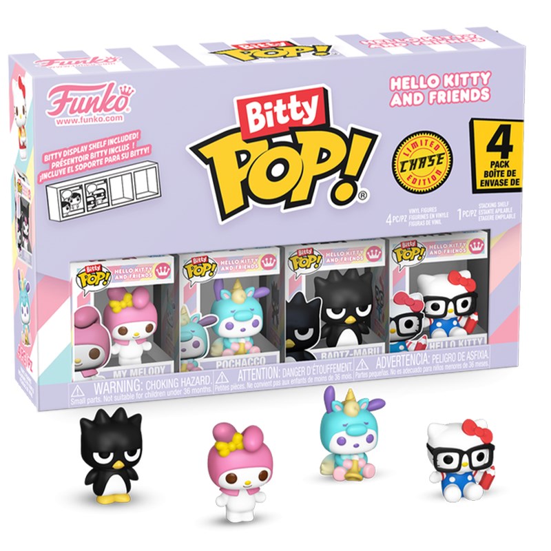 Buy Funko Bitty Pop! Animation: Sanrio - My Melody Pack of 4 (Assorted ...