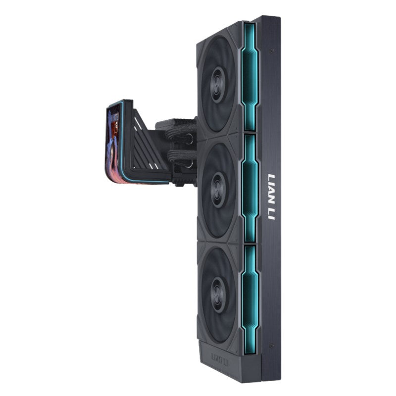 LIAN LI HydroShift II OLED Curved 360TL Liquid CPU Cooler with 6.67" 2