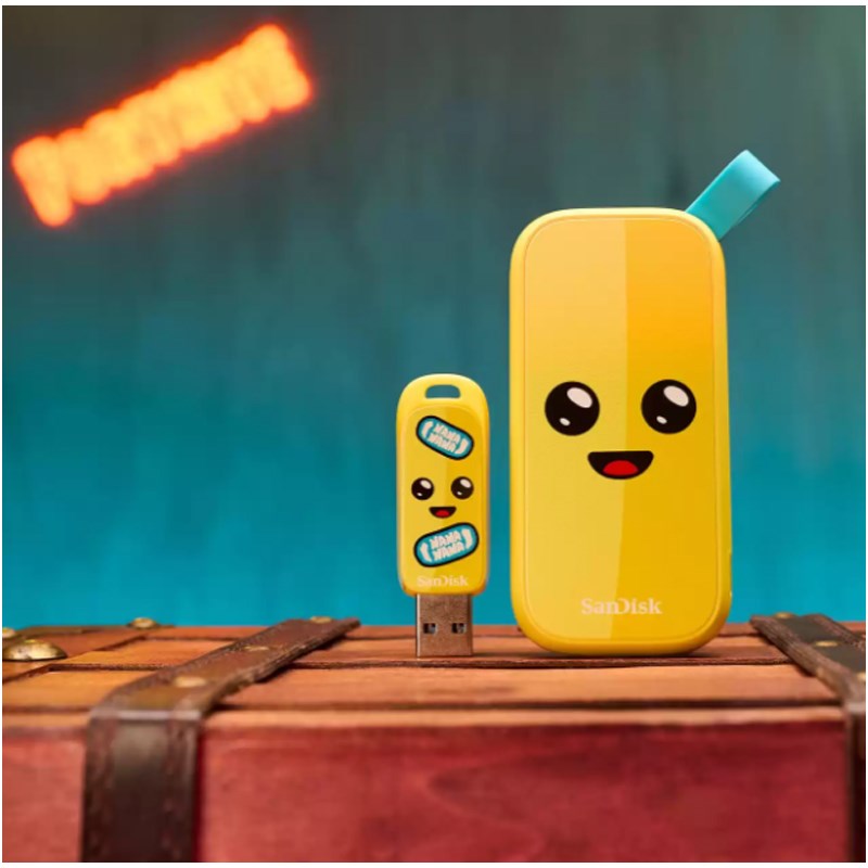Buy SanDisk 1 TB Fortnite Portable SSD, Peely Edition - Up to 800 MB/s ...
