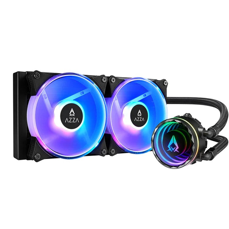 Buy AZZA BLIZZARD SP 240mm RGB AIO Liquid CPU Cooler - Black Online in ...