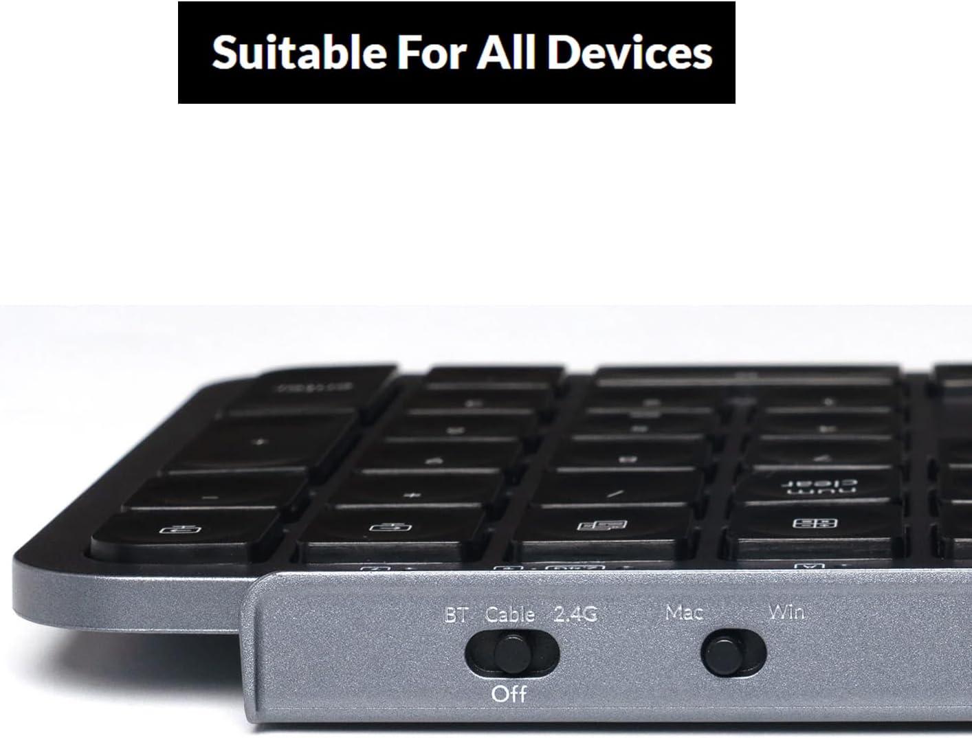 Buy Keychron B1 Pro Ultra-Slim Wireless 75% ZMK Custom Keyboard for ...