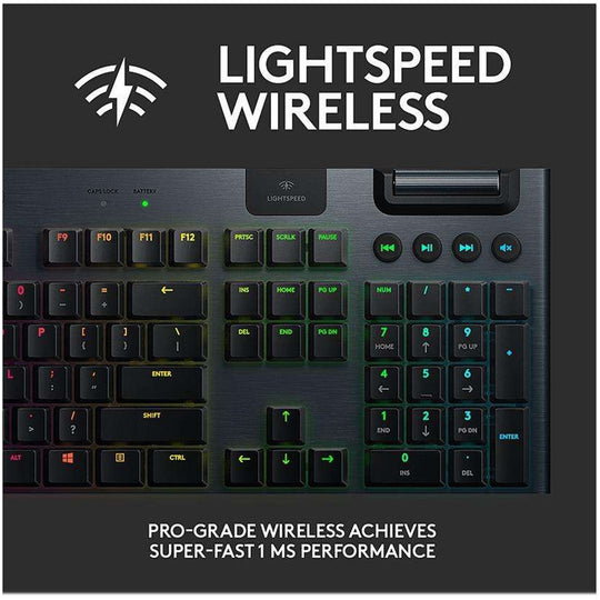 Buy Logitech G915 LIGHTSPEED Wireless RGB Mechanical Gaming Keyboard ...