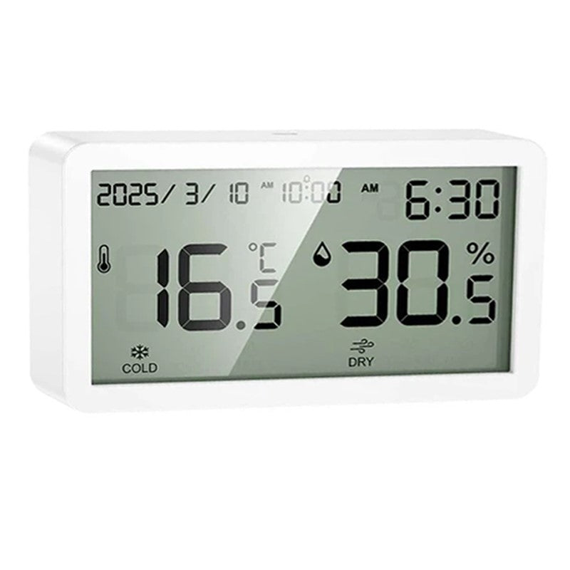 اشتري Hoco Hygrometer Clock with Temperature and Humidy Display اونلاين ...