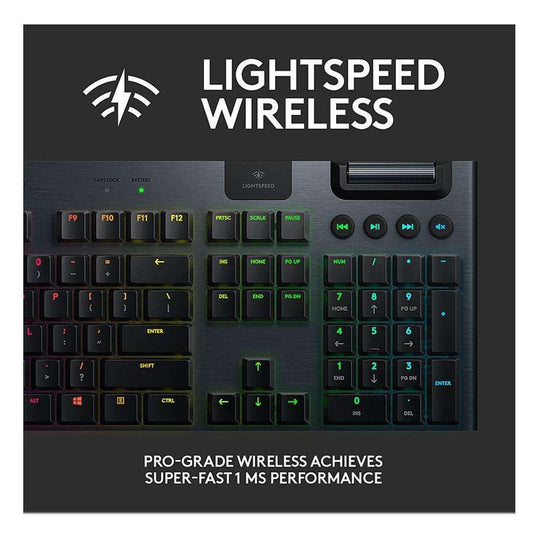 Buy Logitech G915 LIGHTSPEED Wireless RGB Mechanical Gaming Keyboard ...
