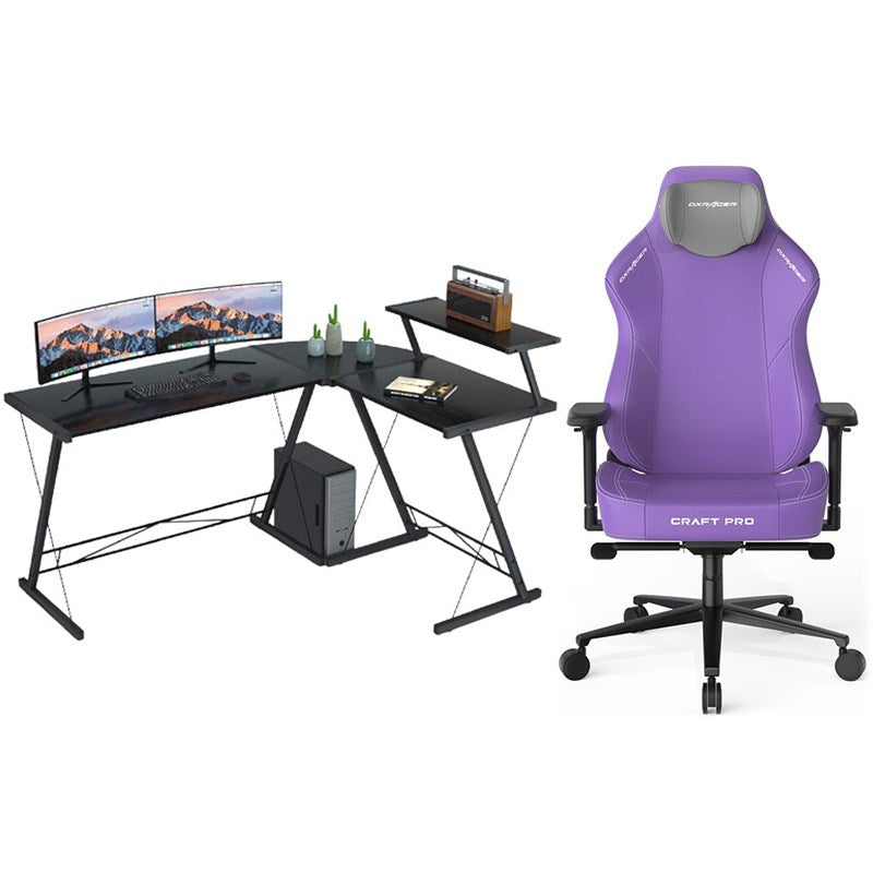 أشتري DXRacer Craft Pro Classic Gaming Chair - Violet with GAMEON 3in1 ...