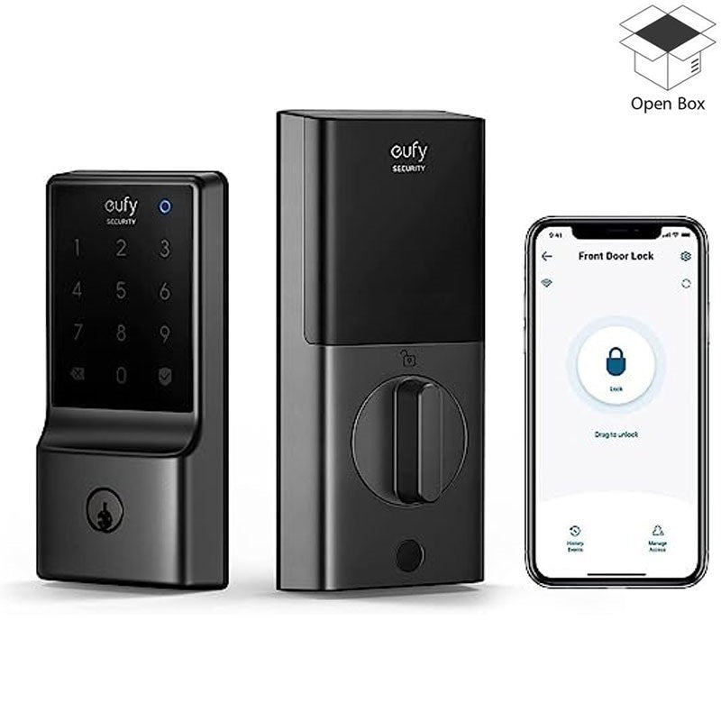 Buy Eufy Smart Lock Wi-Fi, Black - Open Box Online in Kuwait, Best ...