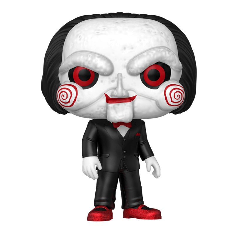 Buy Funko Pop! Movies: Saw - Billy the Puppet with Glitter Shoes (Exclusive) Online in Kuwait ...