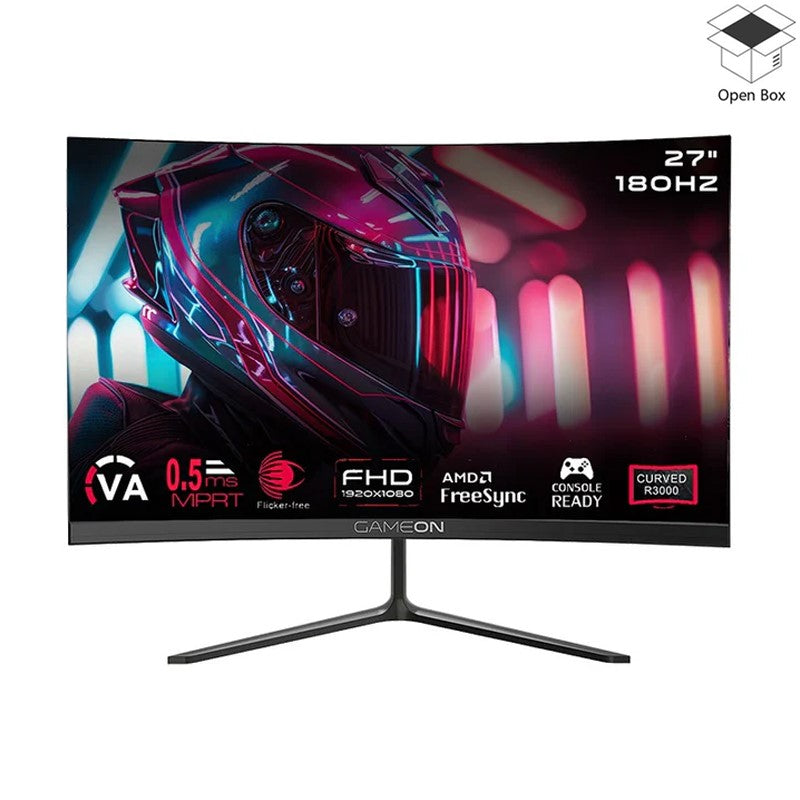 GAMEON GOC27F180VA 27" FHD, 180 Hz, MPRT 0.5 ms, HDMI 2.1, VA Panel Cu
