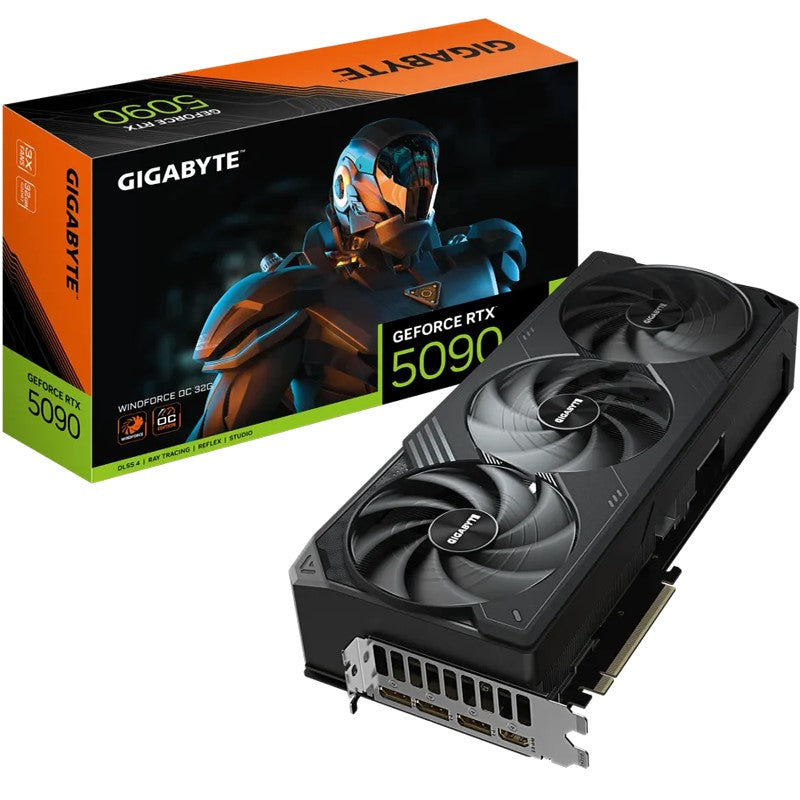 Buy Gigabyte GeForce RTX 5090 WINDFORCE OC 32GB GDDR7 Gaming Graphics ...