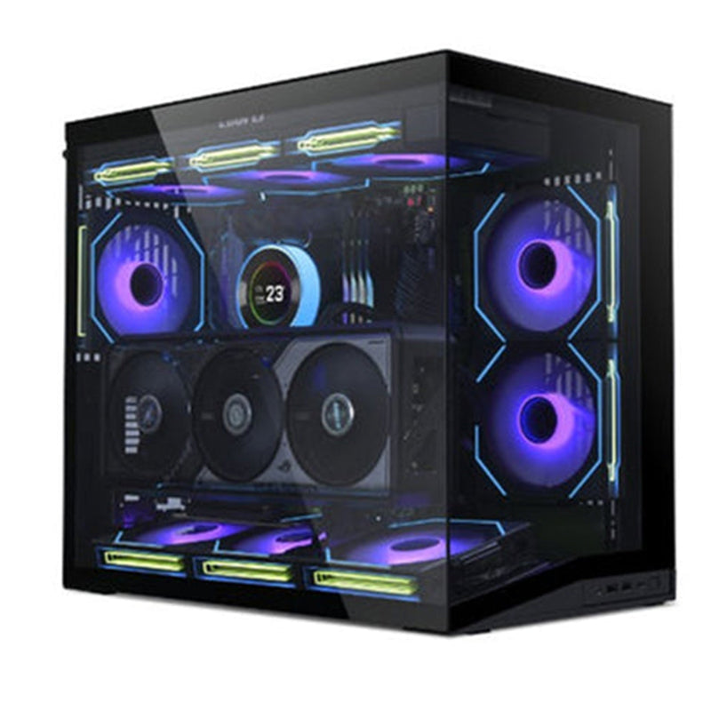 LIAN LI O11 Dynamic Mini V2 ATX Mid Tower Gaming Case - Black (Fans No
