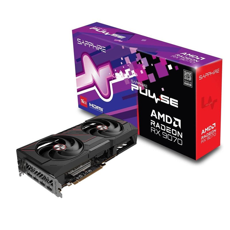 Sapphire PULSE AMD RADEON RX 9070 GAMING OC 16GB GDDR6 Gaming Graphics