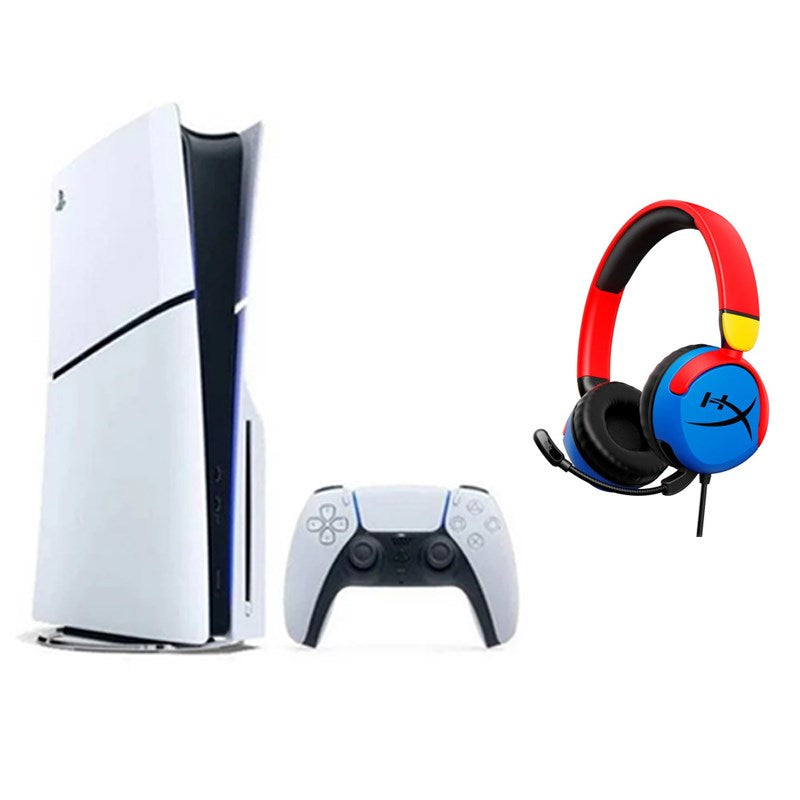 Sony PlayStation 5 Console Slim - Disc Console with HyperX Cloud Mini
